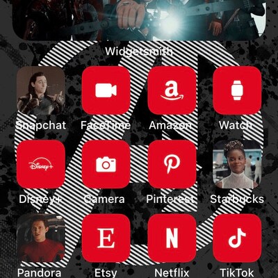 Ios Red App Icons 230 Bright Red Minimal Ios 14 Modern Icon Pack - Etsy