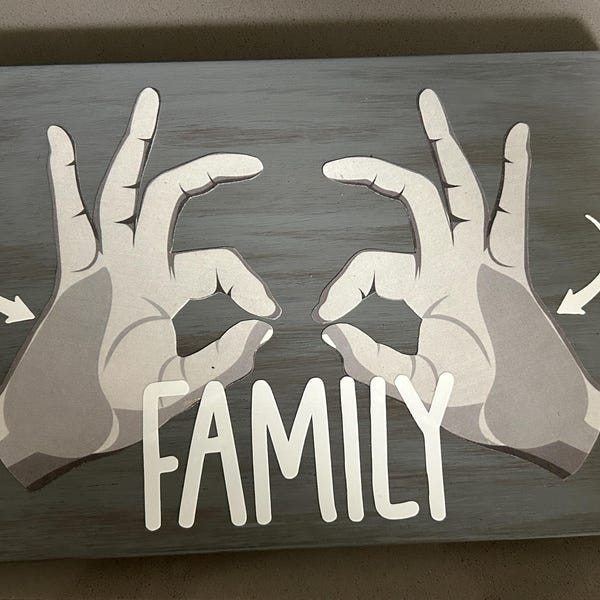 Handmade Wooden ASL Sign Language Decor "i Love You" Wall Decor Sign - Etsy