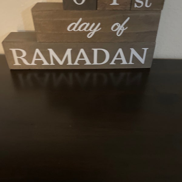 Ramadan Calendar Block Set - Etsy