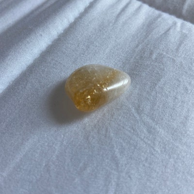 Citrine Tumbled Stone treated Citrine Tumbled Citrine Crystal Heat ...