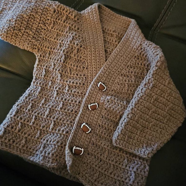 Crochet PATTERN - Kasey- Crochet Cardigan, Hat and Booties Set 9 Sizes Newborn up to 10 Years Dk ...