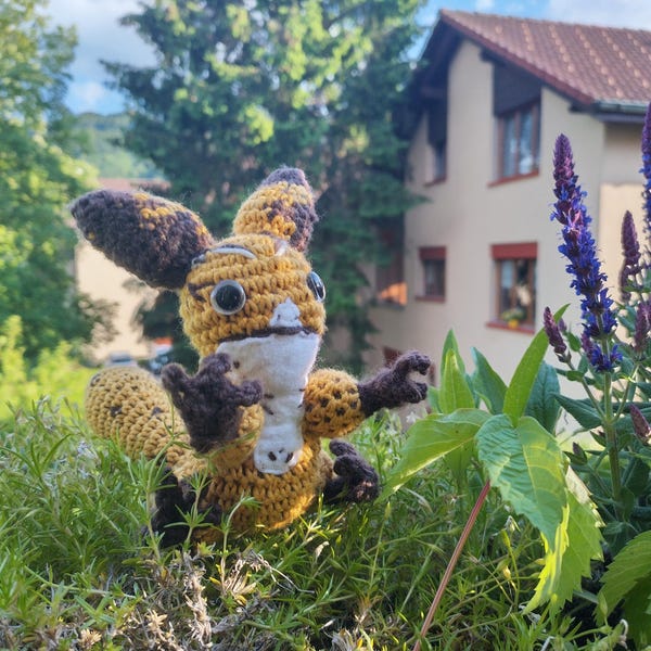 PATTERN ONLY- Loth Kitty Cute Crochet Plush Pattern Instructions - Etsy
