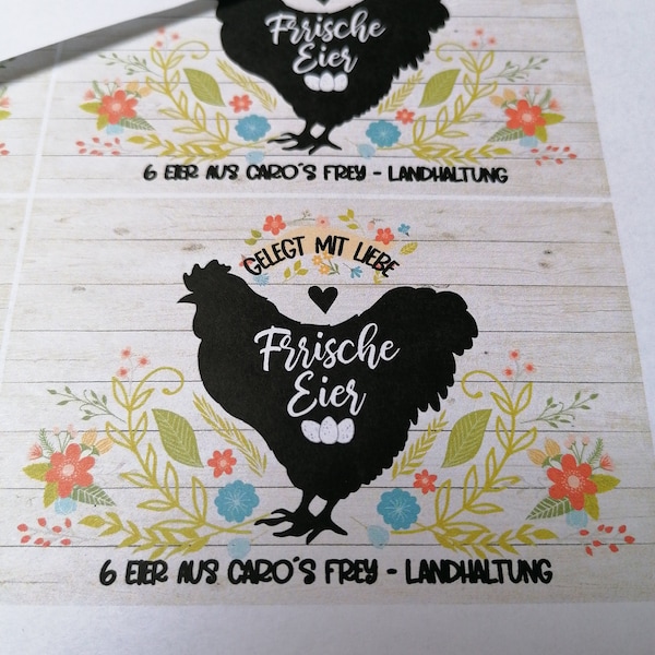 Egg Carton Label, Editable Egg Carton Label, DIY Farm Label ...