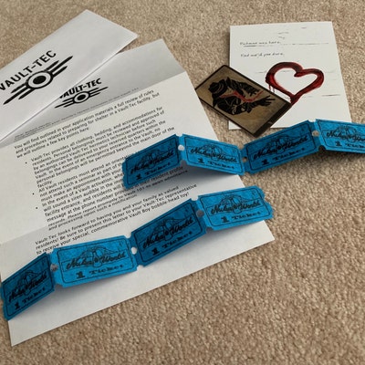 Un-official Handmade Fallout 4 Nuka World Arcade Tickets - Etsy