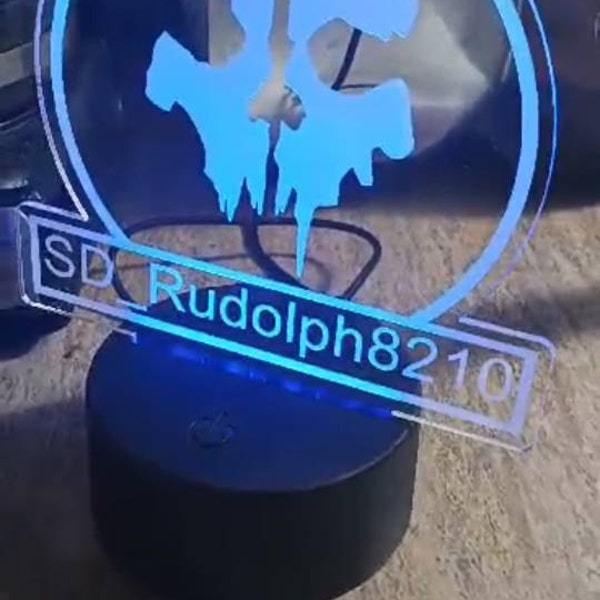 Zelda Night Light Personalized Zelda Shield Legend of Zelda Led Lamp ...