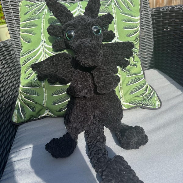 Crochet Dragon Snuggler Pattern Morningstartail Feathertail Daggertail ...