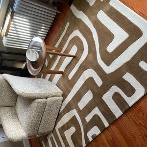 Area Rugs Walker Noble Kuba Hand Tufted Woolen Rugs for Living Room ...