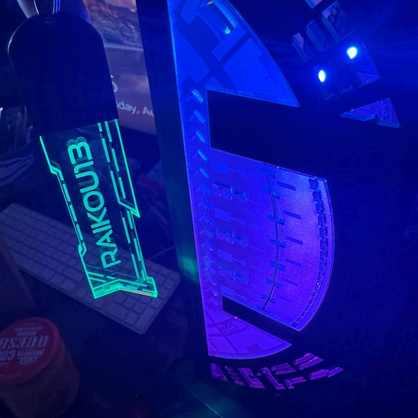 Circuit Board Desk Lamp | Cyber Style Night Light | Lantern Gift for ...