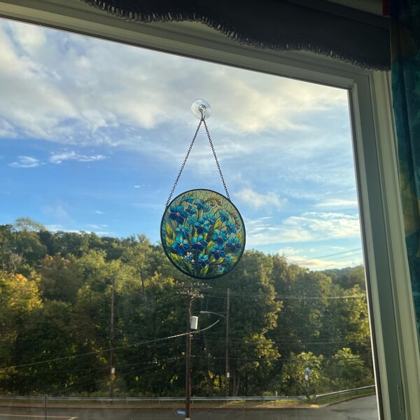 Flying Owl ACRYLIC Window Hanging, Artistic Owl Decor, Owl Home Gift ...