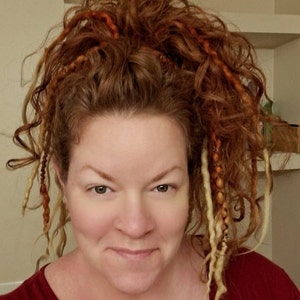 Indigo Goddess Accent Set of Wool Dreadlocks - Etsy