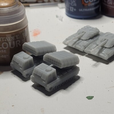 2x MLRS Multiple Launch Rocket System two 2 Vehicles Included With 4 ...