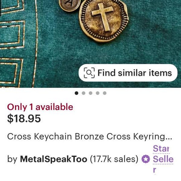 Stop Sign Keychain VERY SMALL Stop Sign Keyring Initial Keychain ...