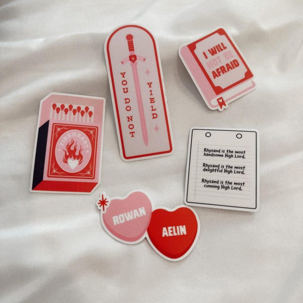 You Do Not Yield Throne of Glass Kindle Sticker, TOG Sticker, Fireheart ...