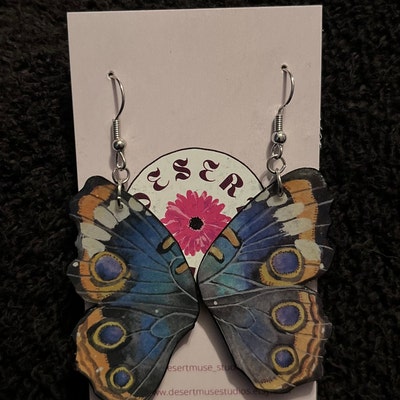 Dot Mandala Rainbow Teardrop Earrings, Handmade Polymer Clay Hand ...