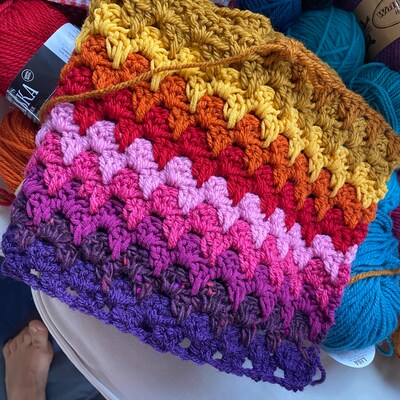 Ratchet Sunshine Blankie tutorial in English With Pics and Explanations ...