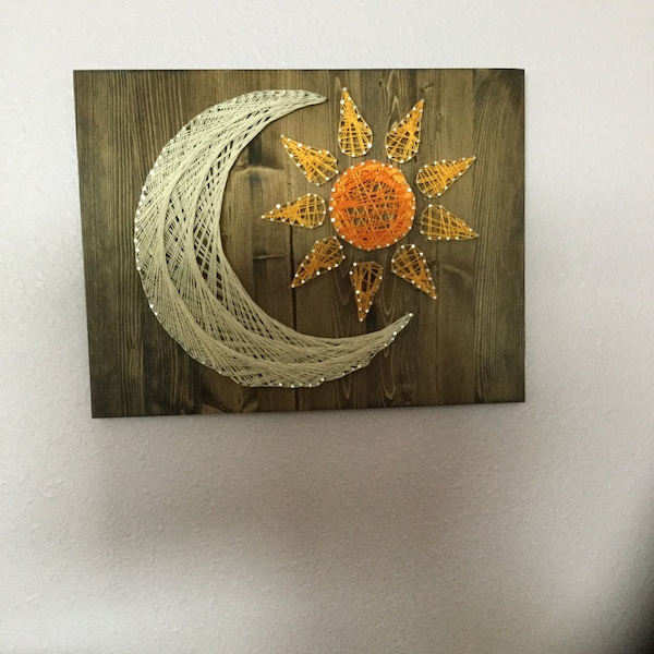Sun and Moon String Art Kit - Make Your Own Celestial Wall Art, Perfect ...