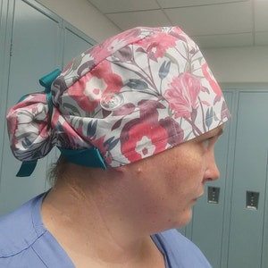 Anatomy Scrub Cap for Women Uterus Surgical Caps Ponytail - Etsy