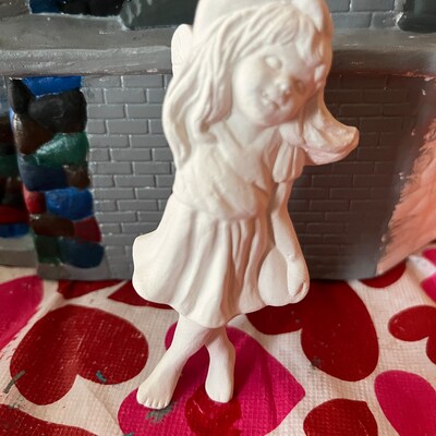 Ready to Paint Ceramic Bisque Kimple Candle With Scene on Duncan Base ...