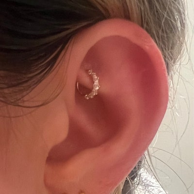 16G Sun & Star Septum Ring/daith Jewelry/cartilage Earring/helix Hoop ...