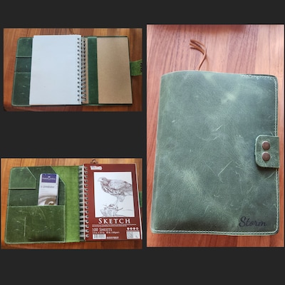 Custom Leather Portfolio, Personalized Padfolio for Women, Gifts for ...