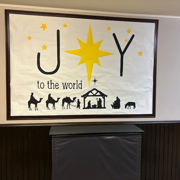 Christmas NATIVITY Handprint Art, JOY to the World, Sunday School Craft ...