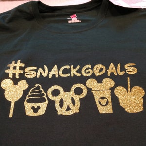 Personalized Disney Snack Goals Matching Family Disney Iron on - Etsy