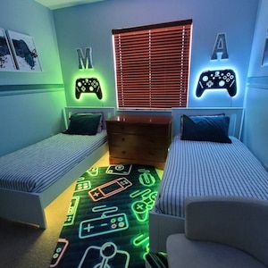 XL Minecraft inspired Wall Art Mine Craft Video Game Art | Etsy