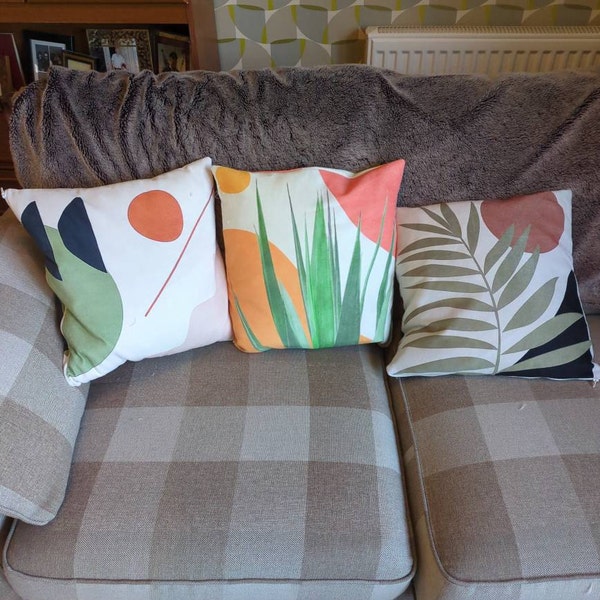 Abstract Cushion Cover|geometric Pillow Case|green Black Cushion Case ...