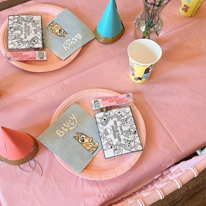 Bluey Cake Topper/party Stickers/birthdays/cake - Etsy