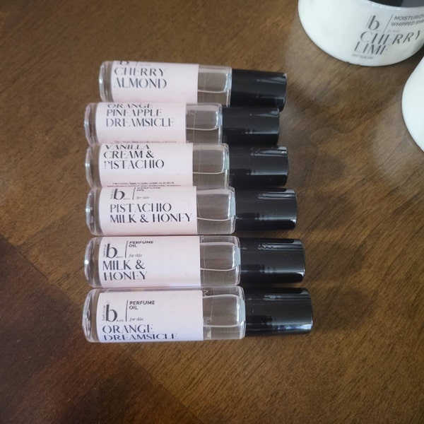 Strawberry Glazed Donut Perfume Oil Roller Gourmand Fragrance Sugar ...