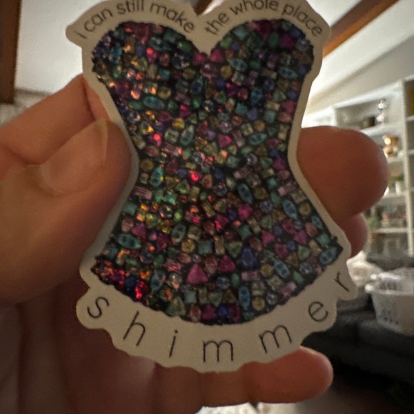 Bejeweled Sticker, Taylor Midnights Sticker, Glitter Sparkle I Can ...