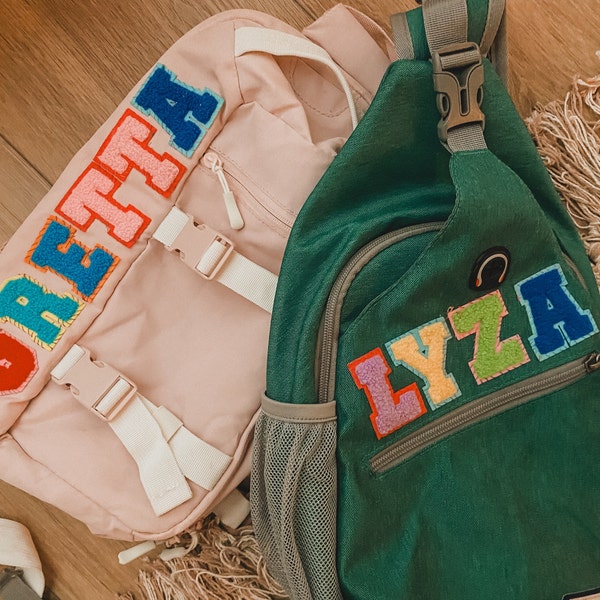 Varsity Letter Patches Chenille Patches ABC Colorful Patches Iron on ...