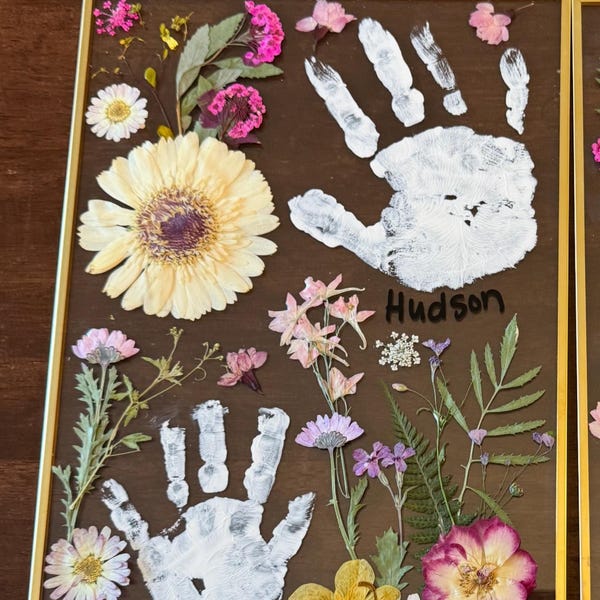 DIY Pressed Flower Frame Art Kit: Make Your Own Herbarium Art Floating ...