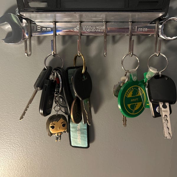 Garage Key Holder, Unique Rare Garage Allen Hex Key Holder With Chrome ...