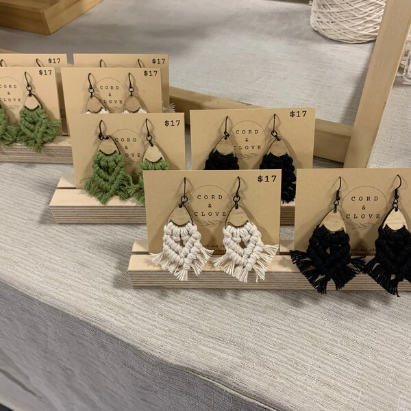 Card Display in Ply Wood - Easy Assemble Postcard Stand for Market and ...