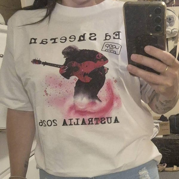 Ed Sheeran Australian Tour T-shirt: Loop Tour 2026 Merch - Etsy Australia
