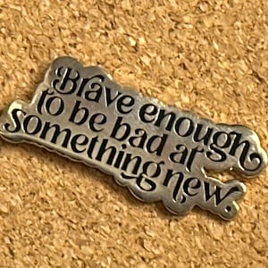 The Quality of Your Life Text Enamel Pin, Mental Health Quotes ...