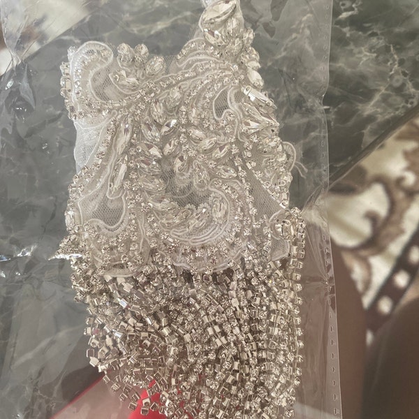 Rhinestone Face Mask Applique | Diamond Face Mask DIY Applique | BO-48 ...