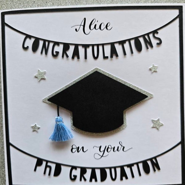 Personalised Congratulations on Your Degree Card | Masters Degree ...