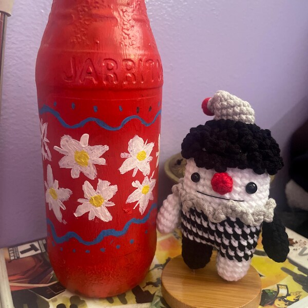 Crochet Fluffy Flower Car Tissue Box, Daisy Flower Car Tissue Holder ...