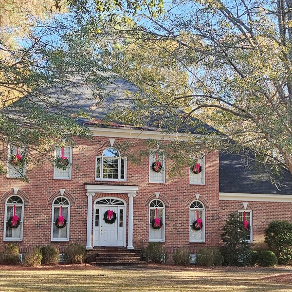 Gather Dining Room Canvas Sign Chalkboard Boxwood Wreath Wall Art ...