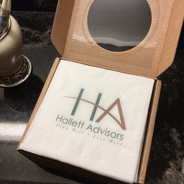 50 Custom Full - Color LOGO Napkins / Branded Napkins /business Napkins ...