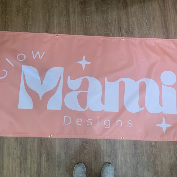 STAND INCLUDED Custom Logo Backdrop Banner, Step and Repeat Business ...