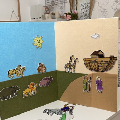 4 Popular Bible Story Felt Sets. Great for Sunday School Teachers - Etsy