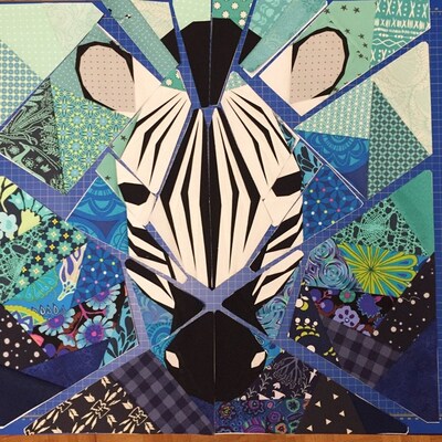 20 Inch Zebra Foundation Paper Pieced Quilt Pattern - Etsy