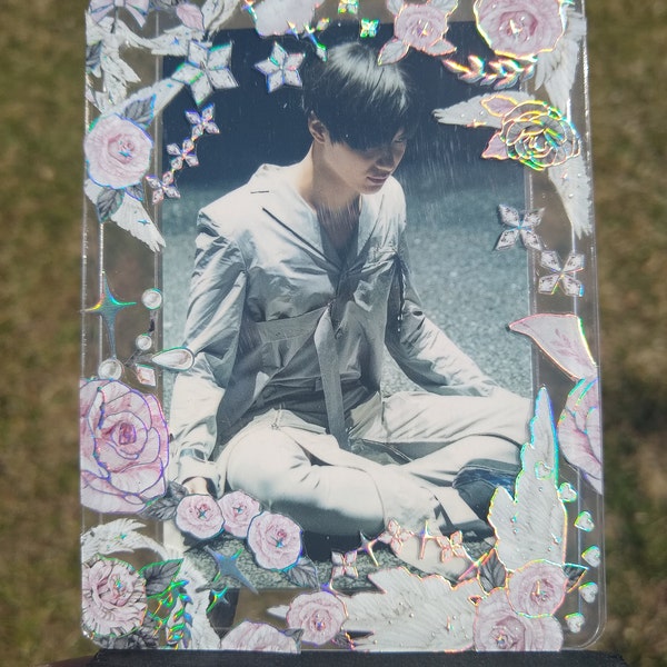 3D Decorated Toploader (flowers Theme) for KPOP & Anime Photocards ...