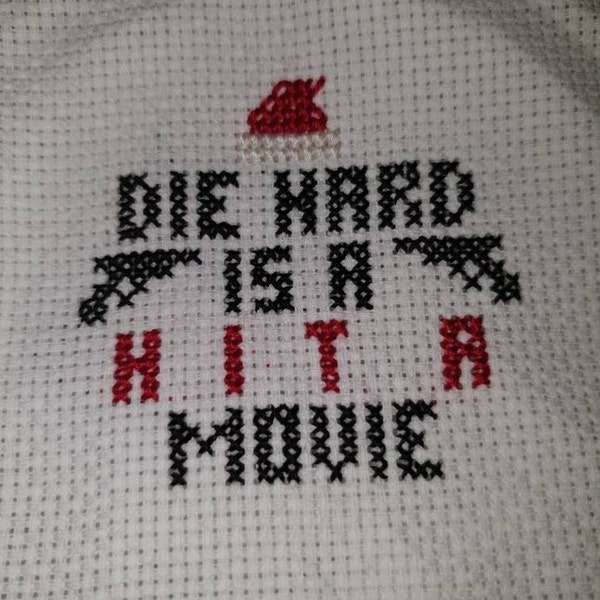 Die Hard is a Christmas Movie Cross Stitch Pattern (PDF Instant ...