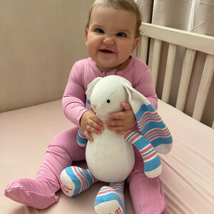 Plush Bunny From YOUR Baby's Hospital Receiving Blanket - Etsy