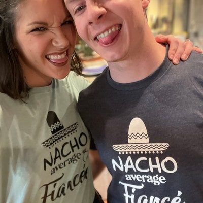 Nacho Average Bride and Groom Shirt, Matching Wedding Party Shirts ...