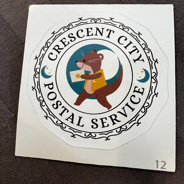 Crescent City Postal Service Sticker Crescent City Sticker Sarah J Maas ...